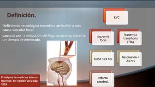 Evento vascular cerebral isquemico | PPTX