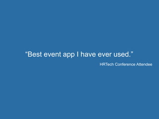 EventPilot Conference App - Overview for #eventprofs | PPTX | Web ...