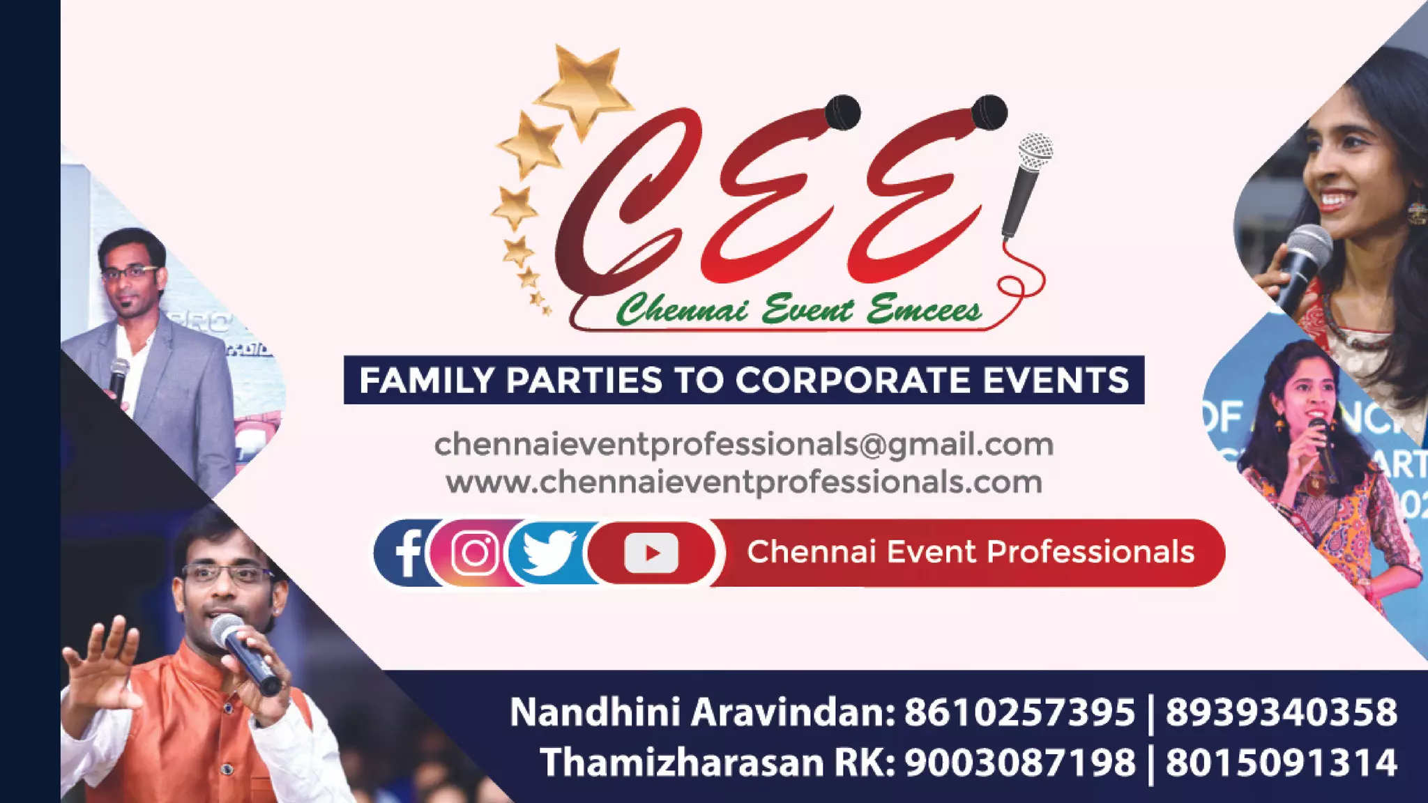 Event Plan for Awards Ceremony by Chennai Male Emcee Thamizharasan ...
