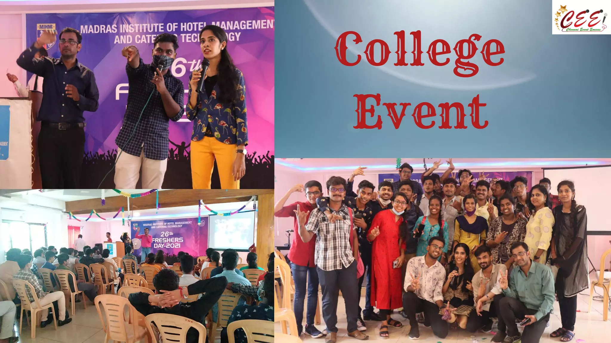 Event Plan for College Event by Chennai Male Emcee Thamizharasan ...
