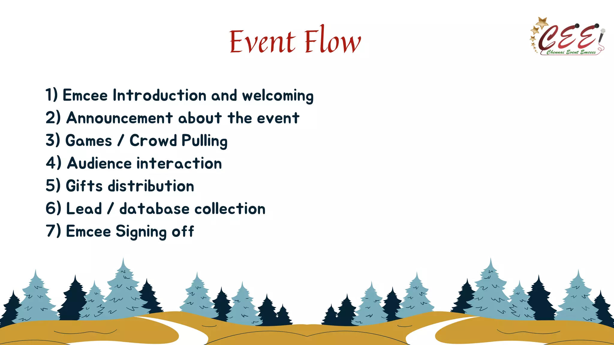 Event Plan for Promotional Activities by Chennai Male Emcee ...