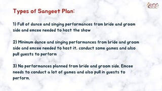 Event Plan for Sangeet Ceremony by Chennai Male Emcee Thamizharasan ...