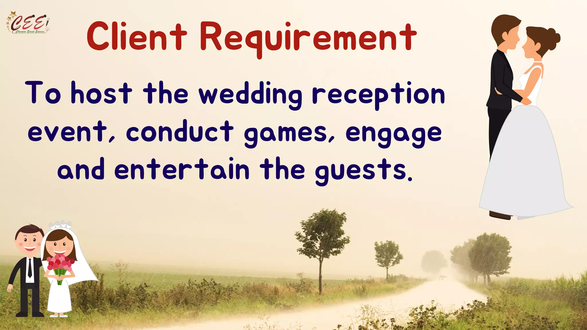 Event Plan for Wedding Reception Event by Chennai Male Emcee ...