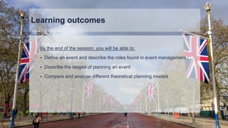 Defining events and planning models | PPTX