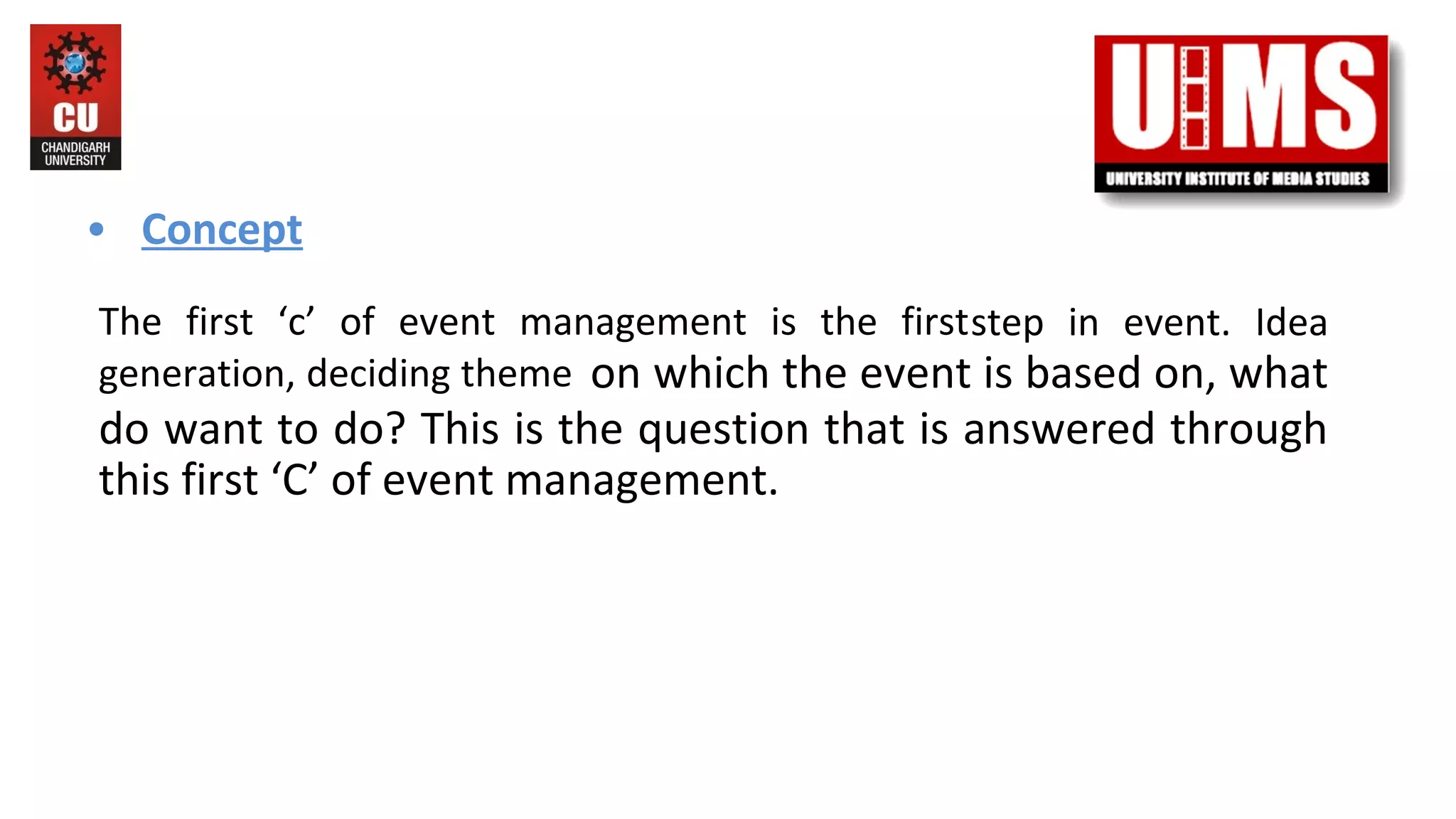 Event principles and methods | PPT