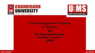 Event principles and methods | PPT