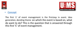 Event principles and methods | PPT