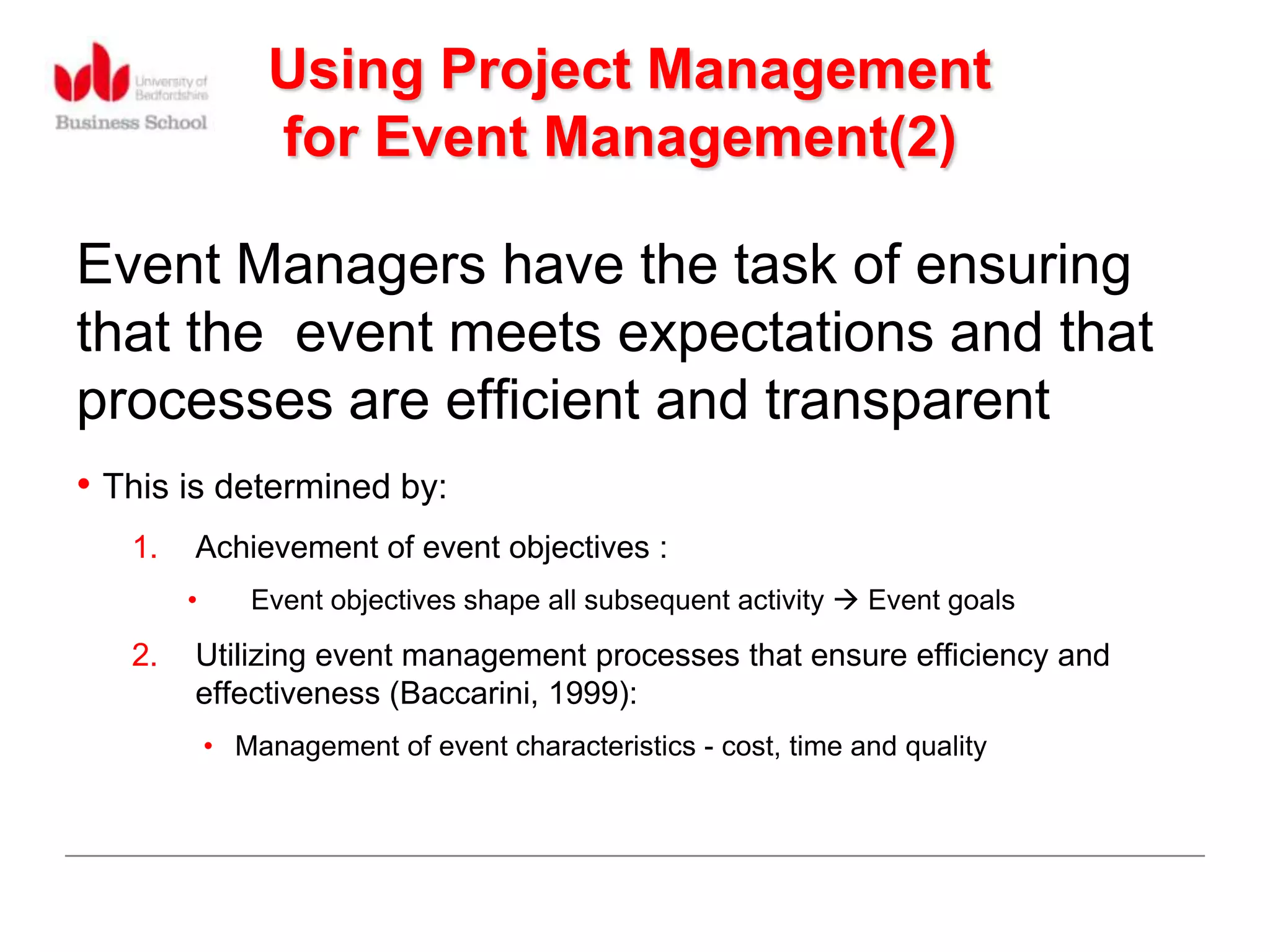 Event project management | PPTX
