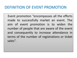 Event promotion | PPTX