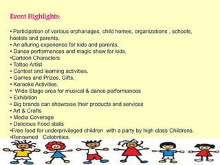 Event proposal of an NGO | PPTX