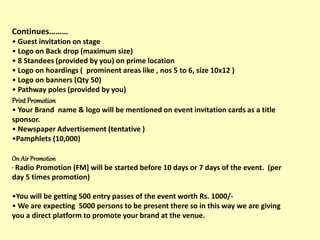 Event proposal of an NGO | PPTX