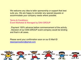 Event proposal of an NGO | PPTX