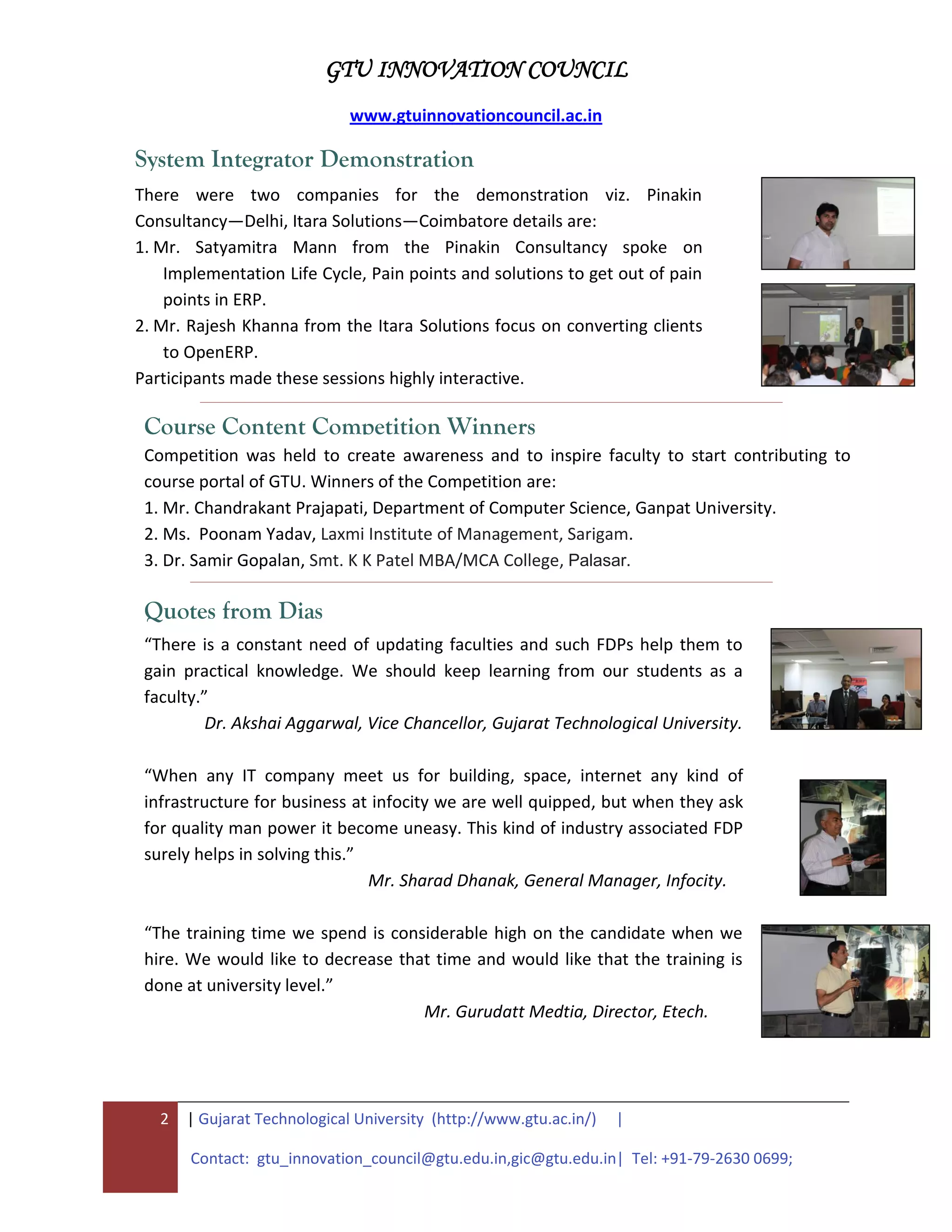 FDP Event Report | PDF