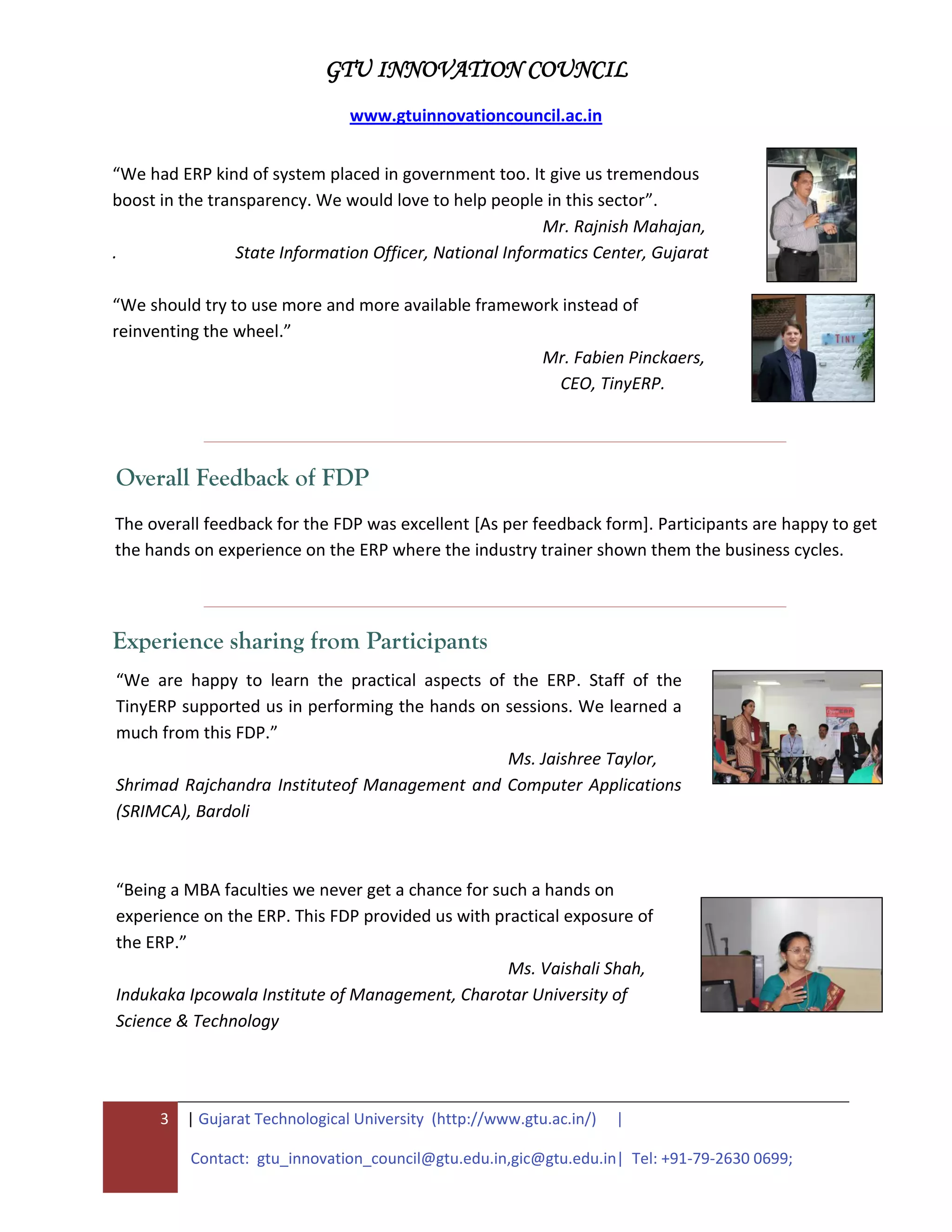 FDP Event Report | PDF | Computer Software and Applications | Computing