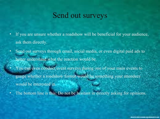 Event roadshow planning | PPT | Fan Conventions | Events