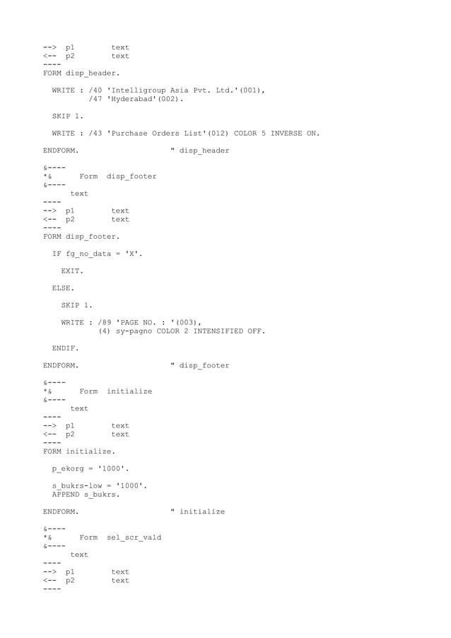 ABAP EVENTS EXAMPLE | PDF