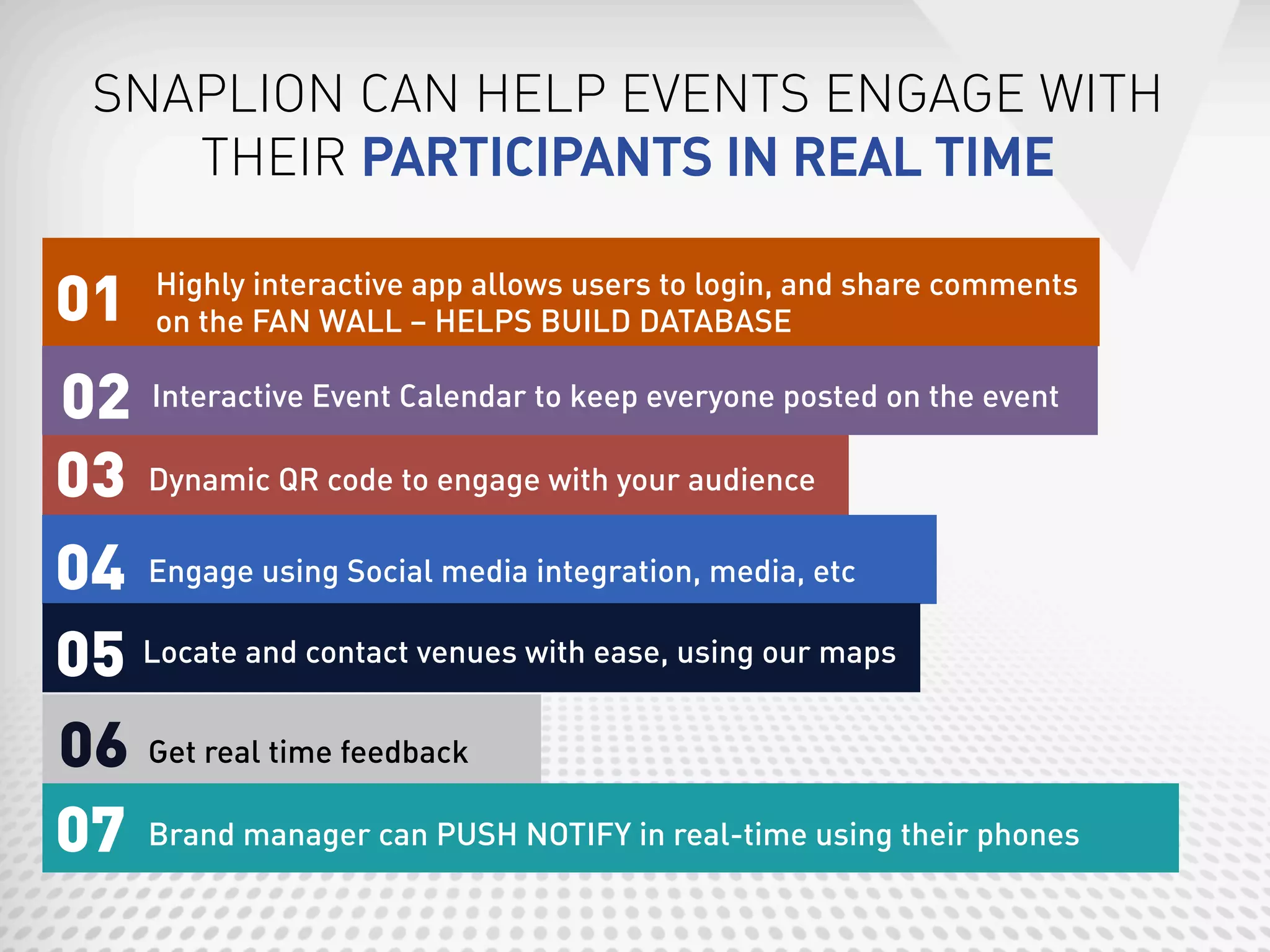 Custom Mobile App for events | PDF
