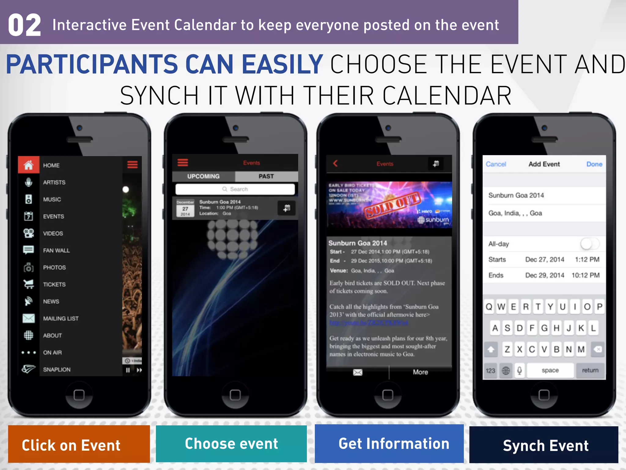 Custom Mobile App for events | PDF