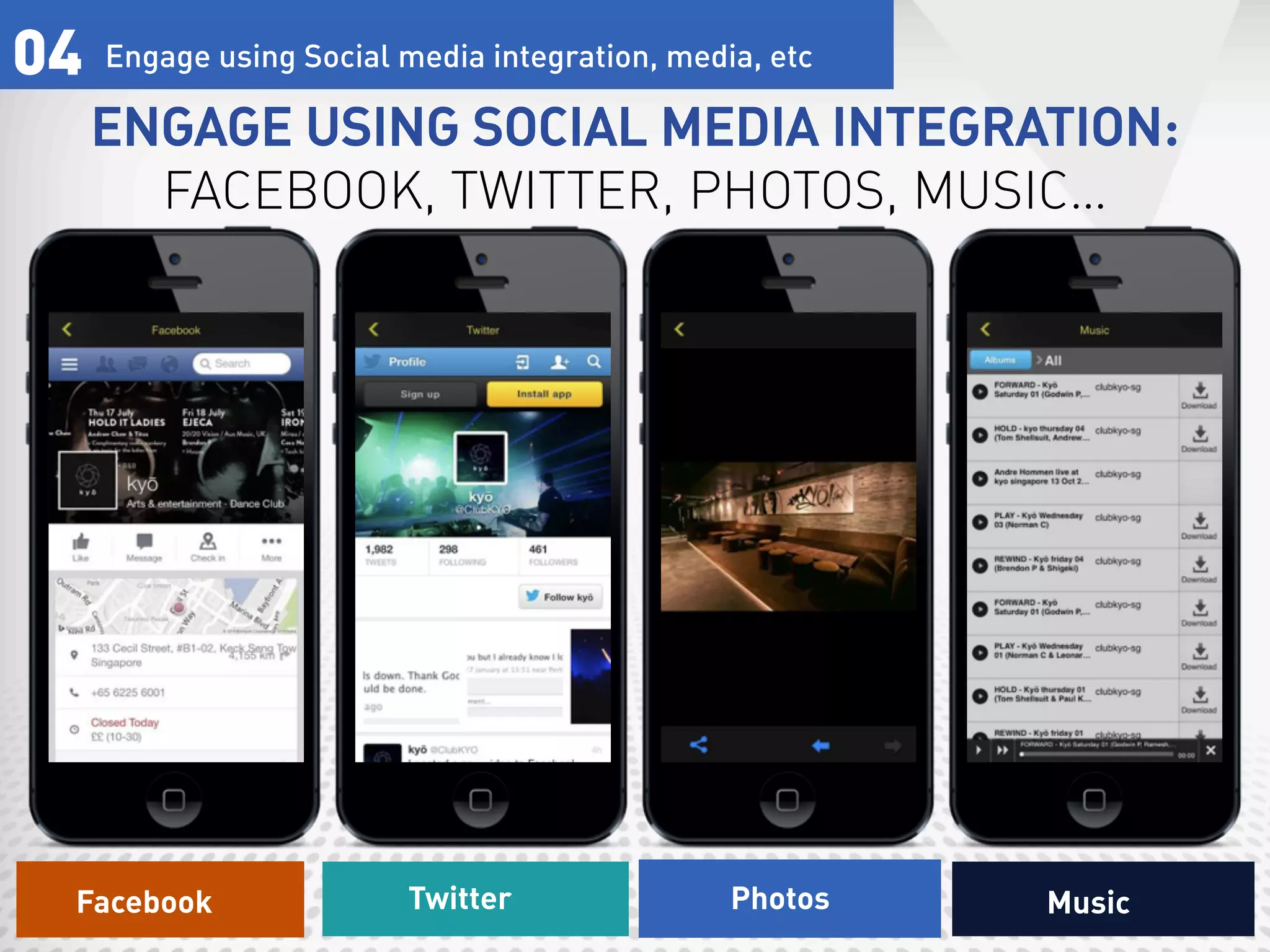 Custom Mobile App for events | PDF