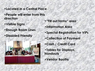 EVENTS MANAGEMENT ROOM SETUP | PPT