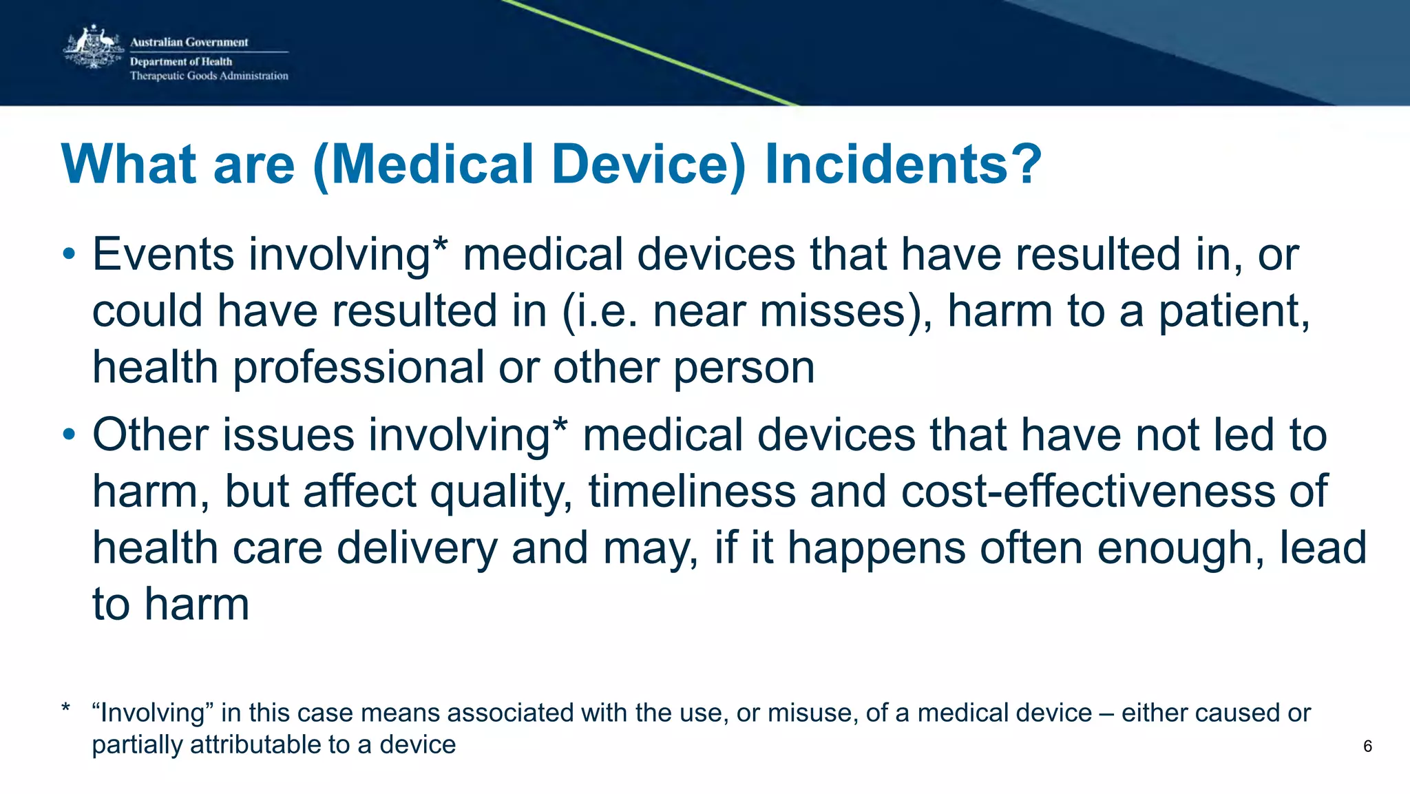 Presentation: Life cycle of medical devices | PDF