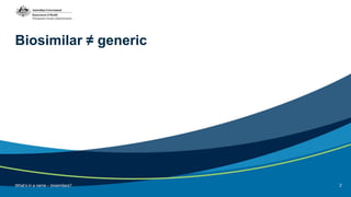 What’s in a name - biosimilars? | PPTX