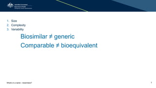 What’s in a name - biosimilars? | PPTX