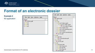 General dossier requirements for OTC medicines | PPTX