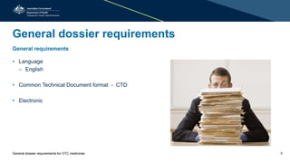 General dossier requirements for OTC medicines | PPTX