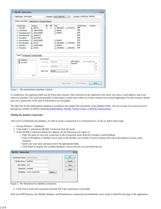 Events Registration System Part 1 | PDF