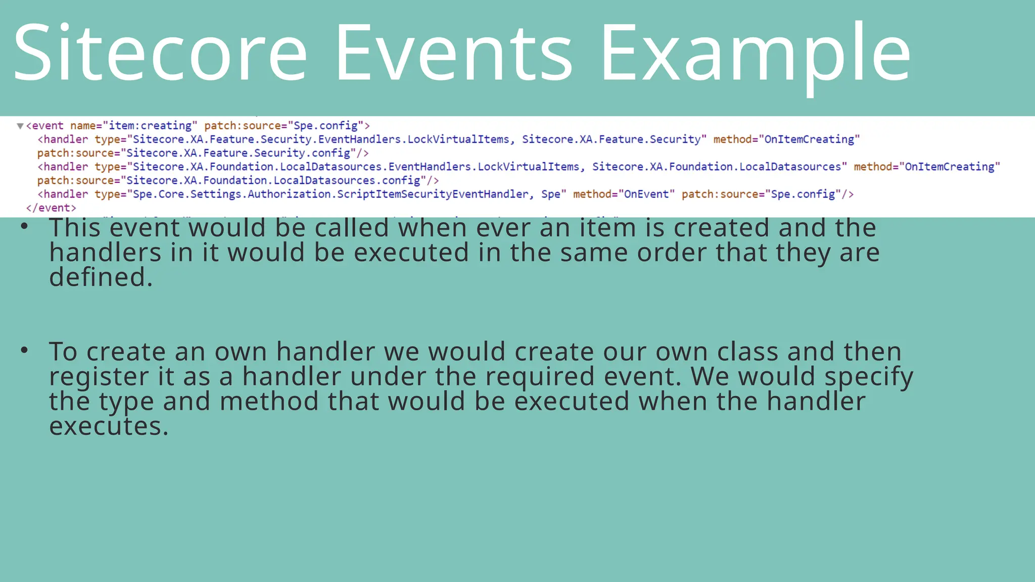 Comprehensive Guide to Sitecore Events: Execution & Customization | PPTX