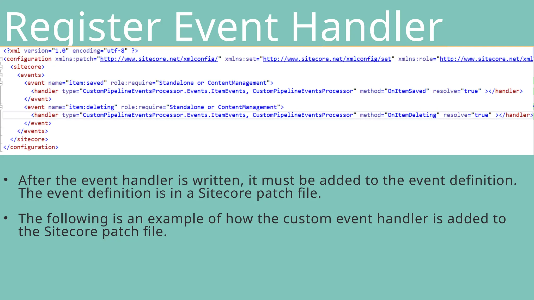 Comprehensive Guide To Sitecore Events Execution And Customization Ppt 1853