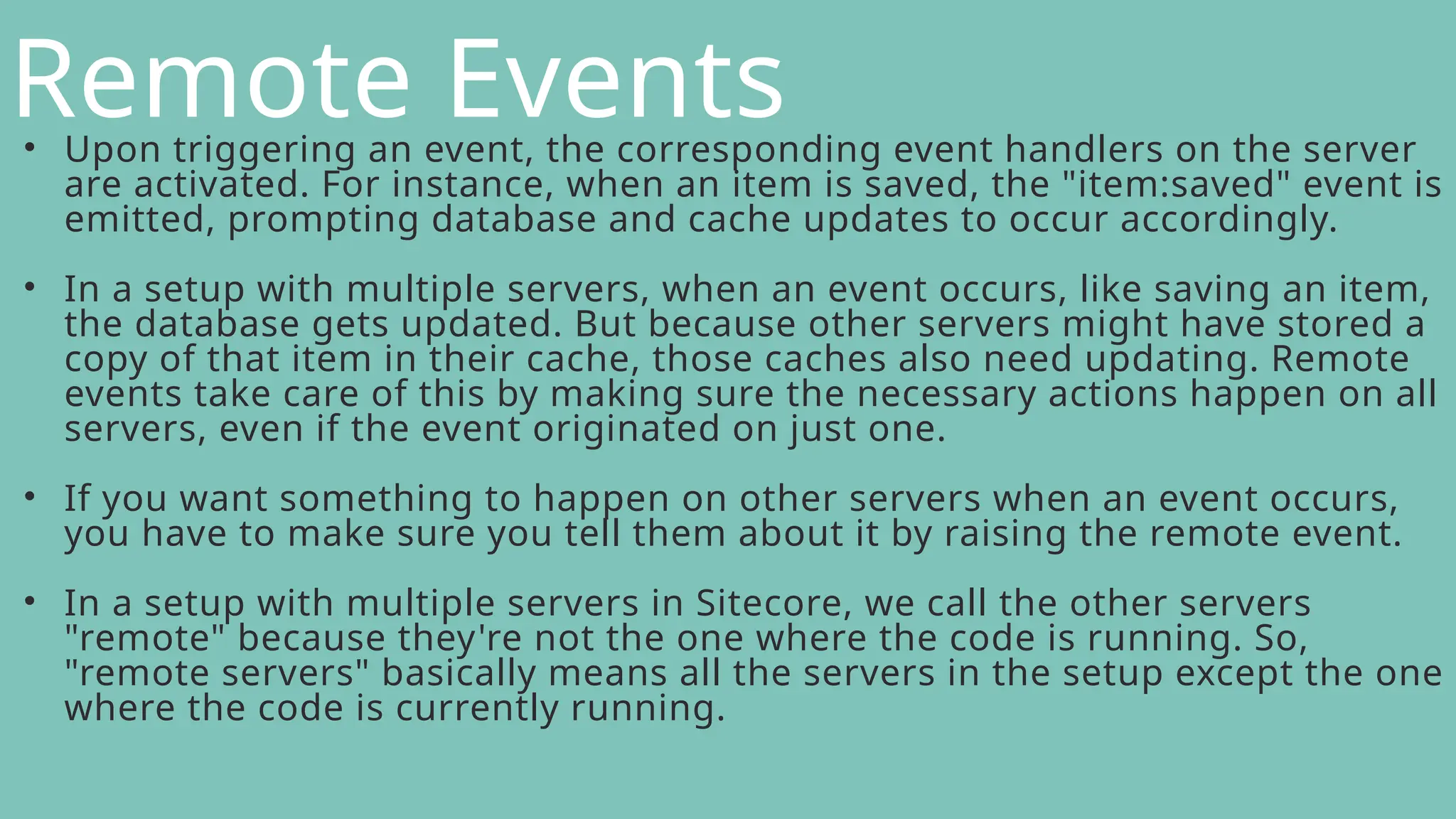 Comprehensive Guide to Sitecore Events: Execution & Customization | PPTX