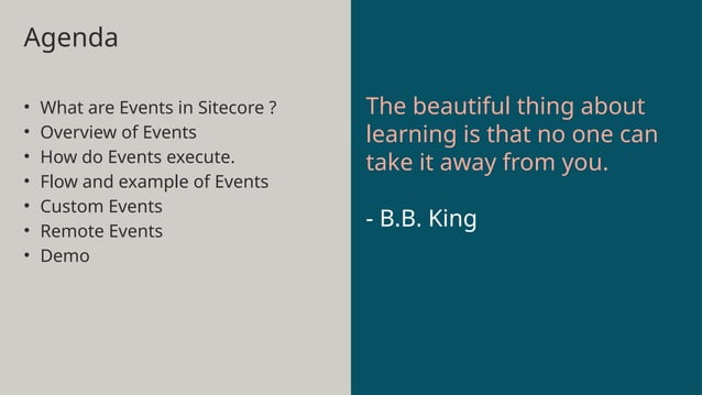 Comprehensive Guide to Sitecore Events: Execution & Customization | PPTX