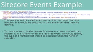 Comprehensive Guide to Sitecore Events: Execution & Customization | PPTX