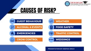 Event Safety & Risk Management in Events | PDF