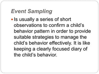 Event sampling | PPTX