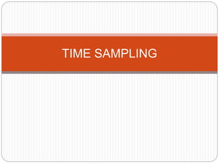 Event sampling | PPTX