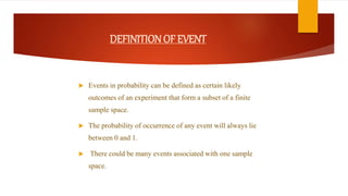 EVENTS AND TYPES OF EVENTS | PPTX | Chemistry | Science