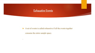EVENTS AND TYPES OF EVENTS | PPTX