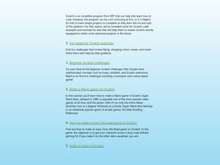 Events blocks in Scratch this is ppt for students | PPTX