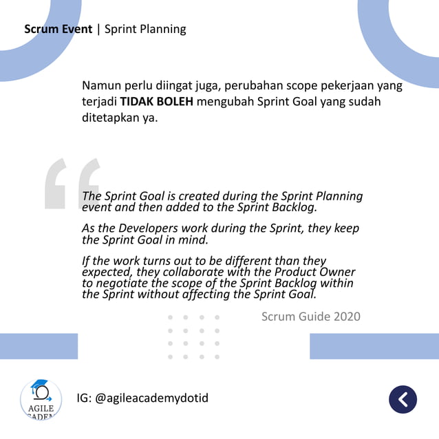 Event scrum: Sprint Planning efektif (Perencanaan dalam Scrum) | PDF