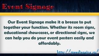 Event Signage | PPT