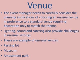 Events management events concept | PPTX