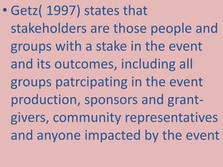 Events management events concept | PPTX