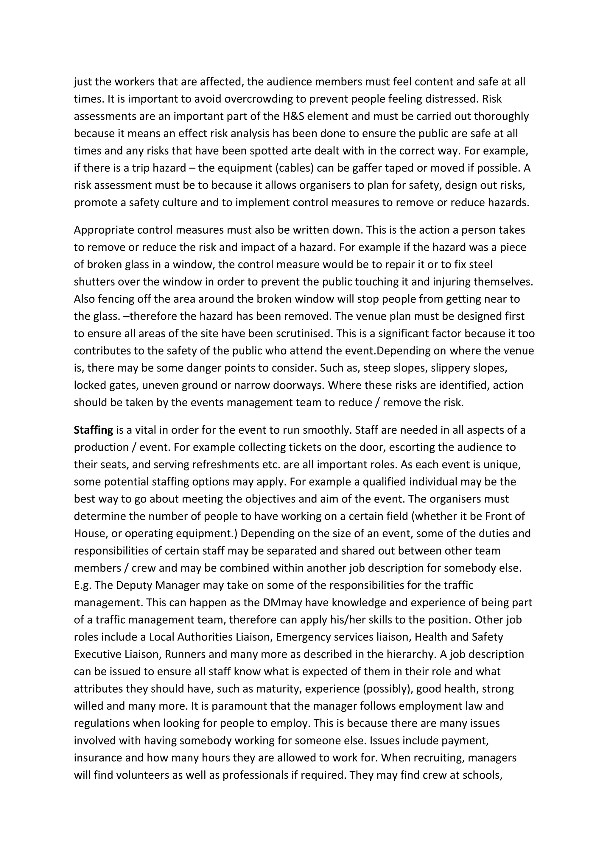 Events management process | DOCX