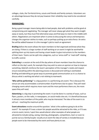 Events management process | DOCX