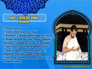 Events of the islamic pilgrimage(hajj) | PPSX