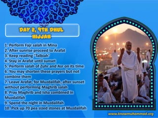 Events of the islamic pilgrimage(hajj) | PPSX