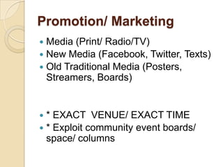 Events organizing | PPT | Free Download